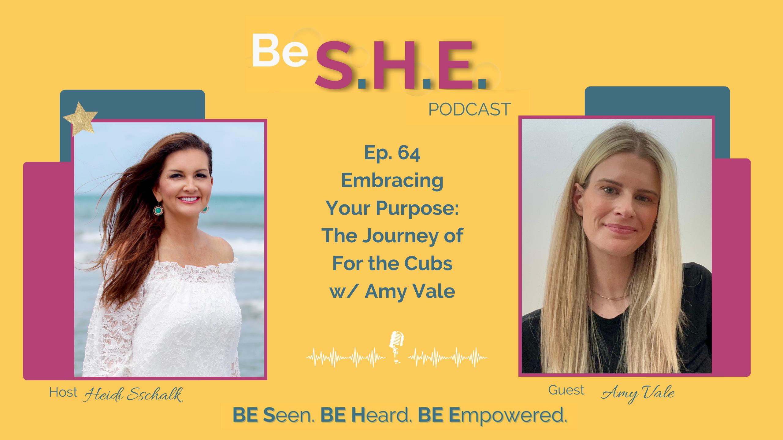 Ep. 64 Embracing Your Purpose: The Journey of For the Cubs w/ Amy Vale